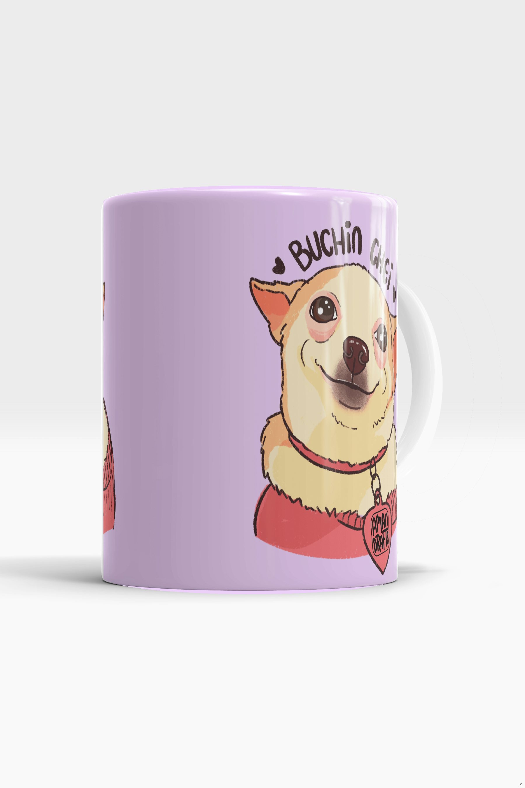 Caneca Buchin Chei - Amandrafts