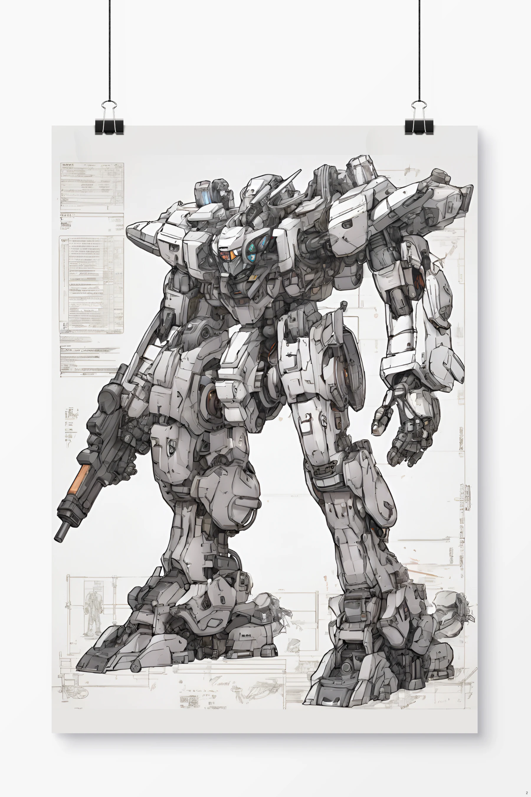 Poster Mecha - Risadas na Manga