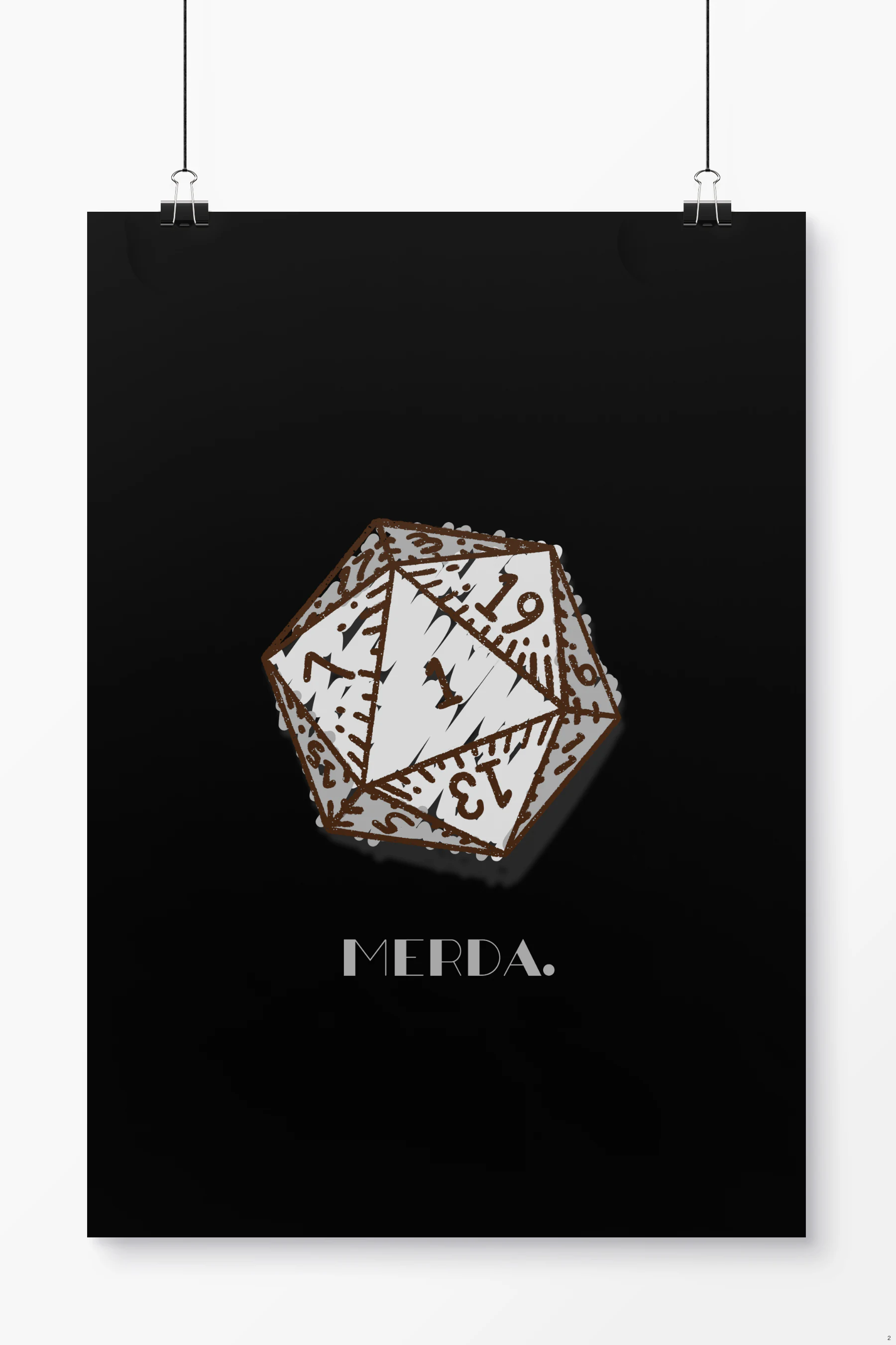Poster D20 Bad Roll - AnnyPichu