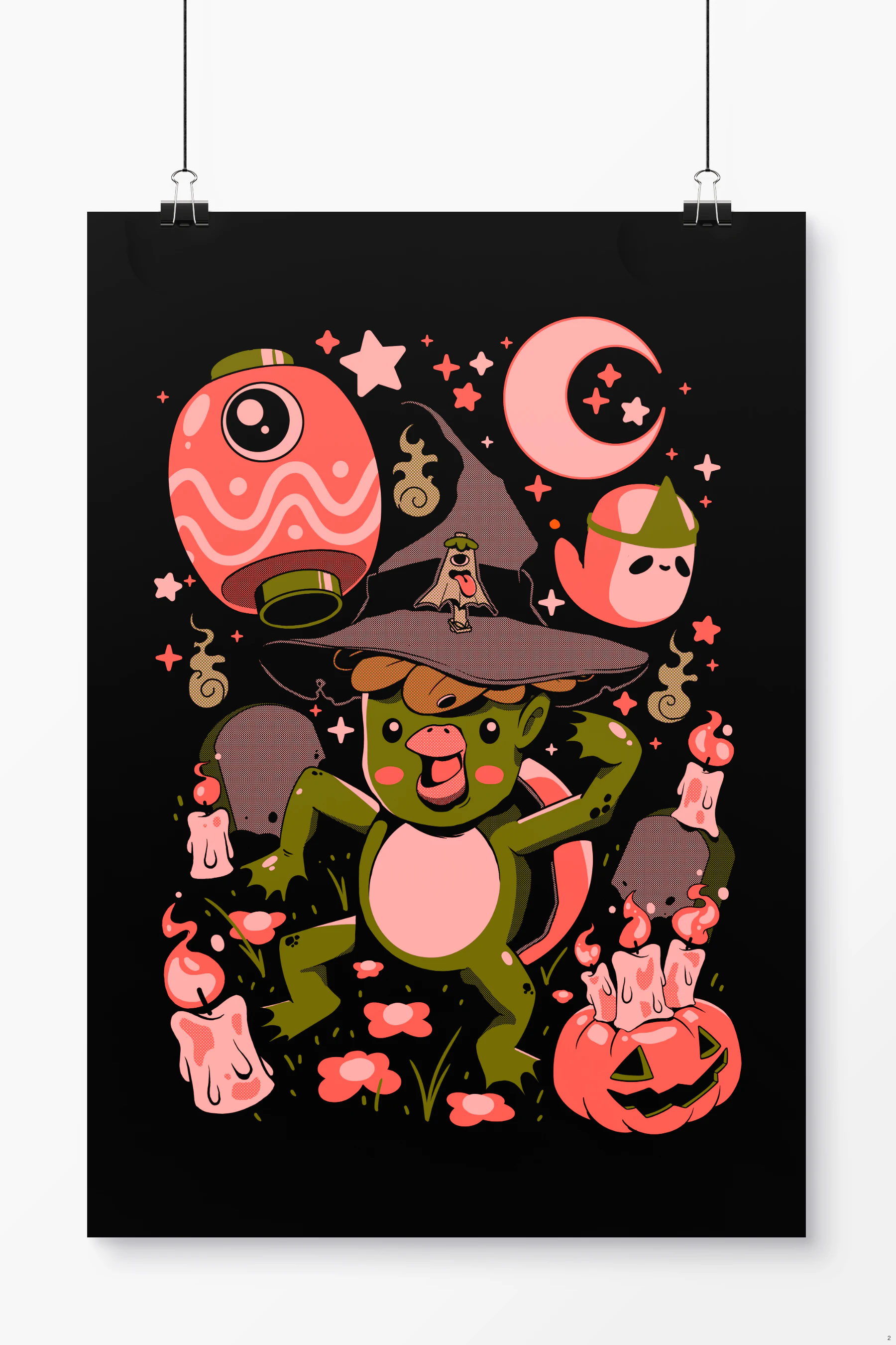 Poster Halloween Kappa Party - Ilustrata