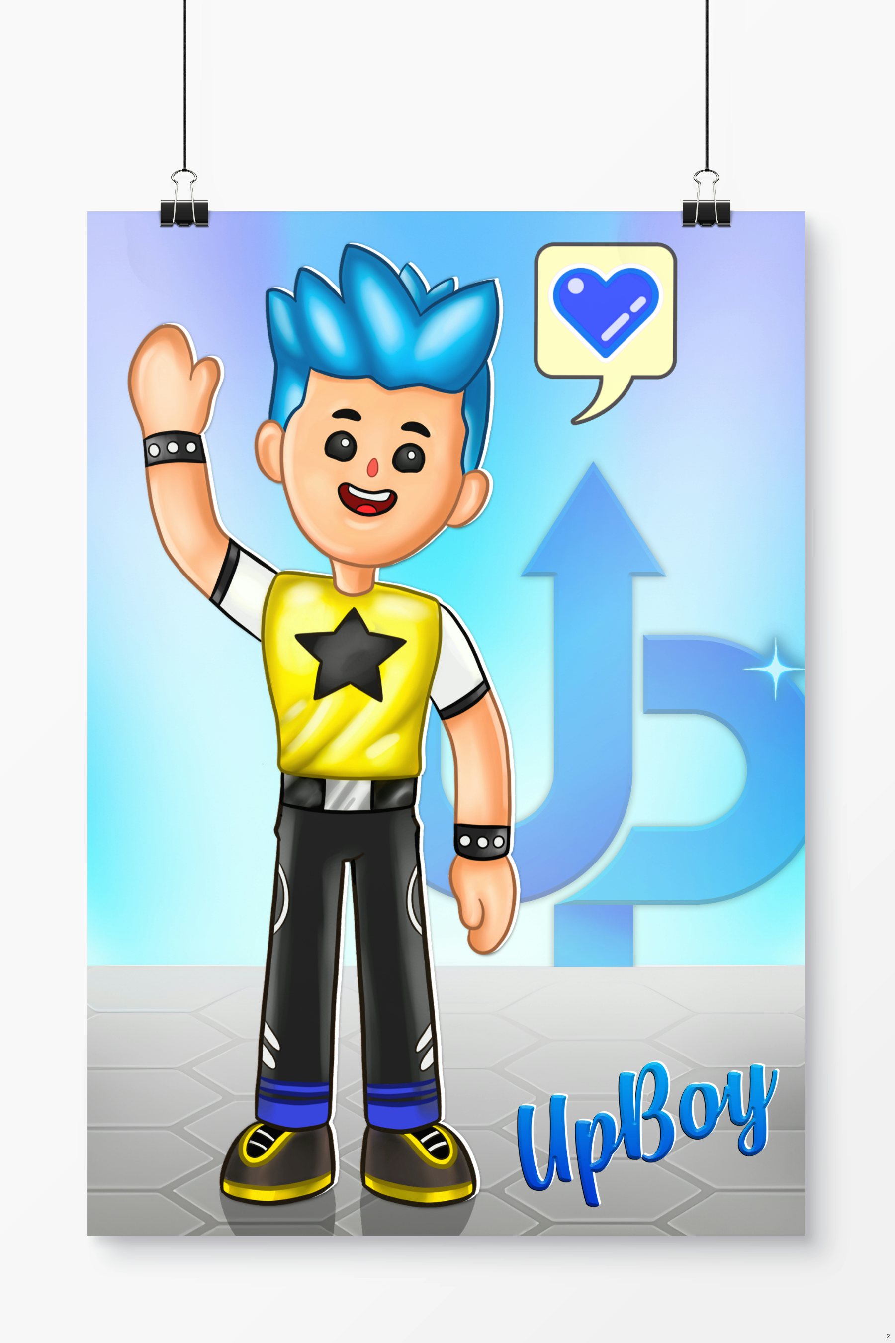 Poster UpBoy - Oficial - UPLI - Jaqueli e UpBoy