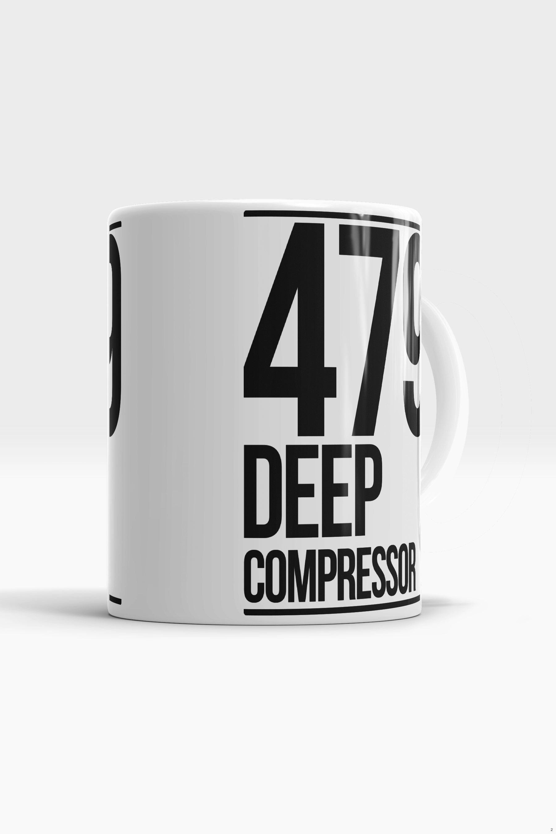 Caneca 479 - Deep Compressor - Rad Custom - Edu Maker