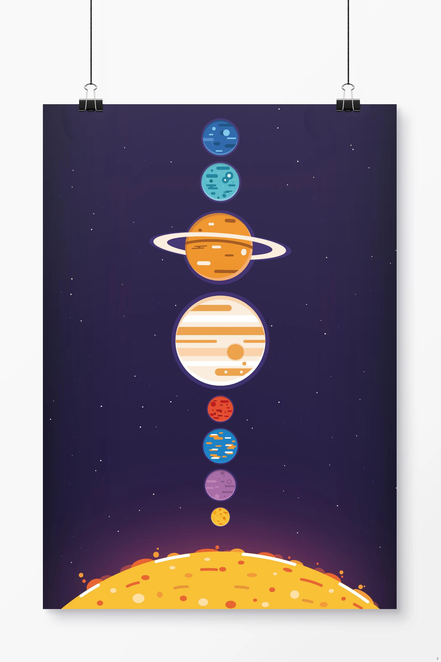 Poster O Sistema Solar - Lucas Orfei