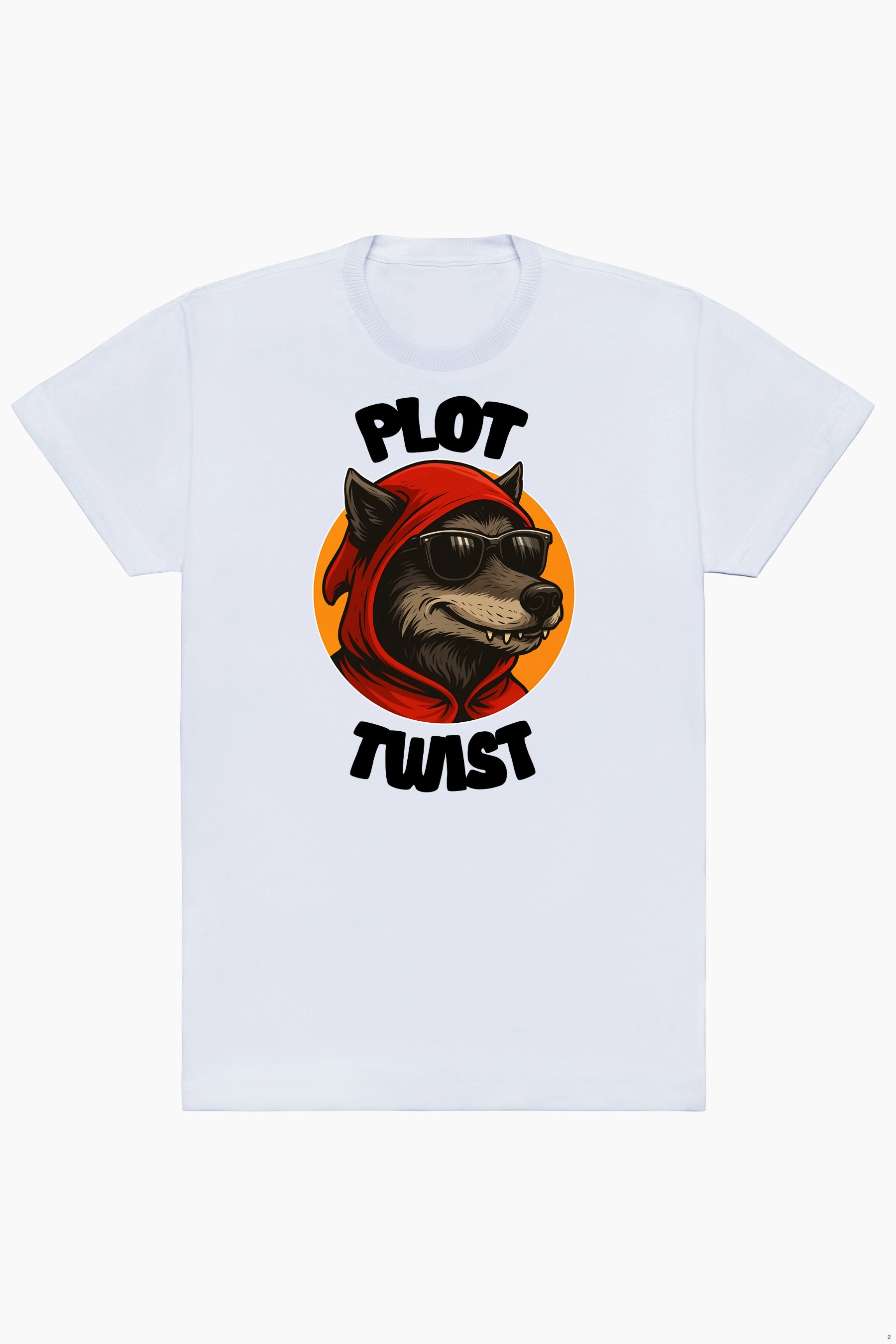 Camiseta Plot Twist – O Lobo de Capuz Vermelho - CORES CLARAS - Textos ...