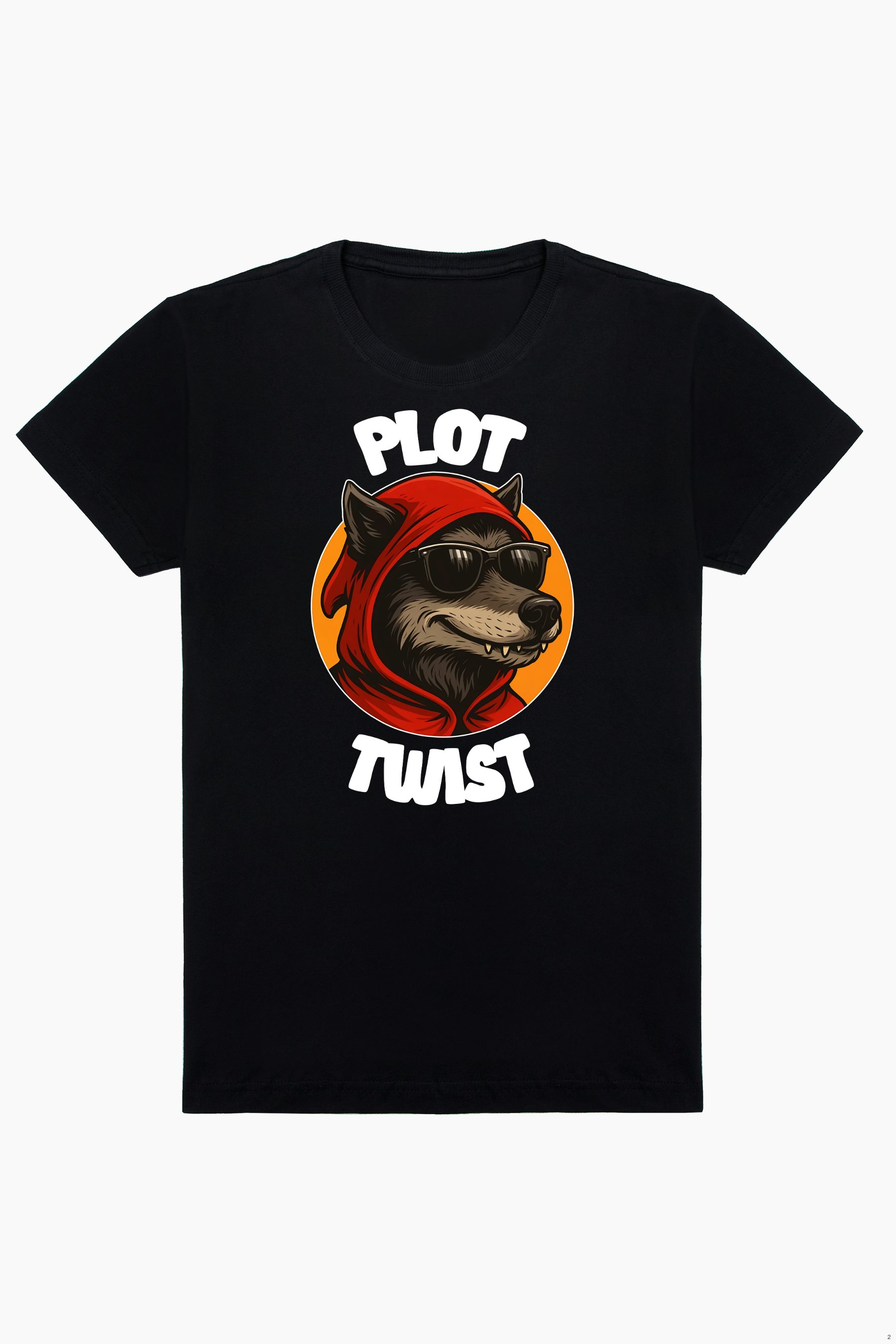 Camiseta Plot Twist – O Lobo de Capuz Vermelho - CORES ESCURAS - Textos ...