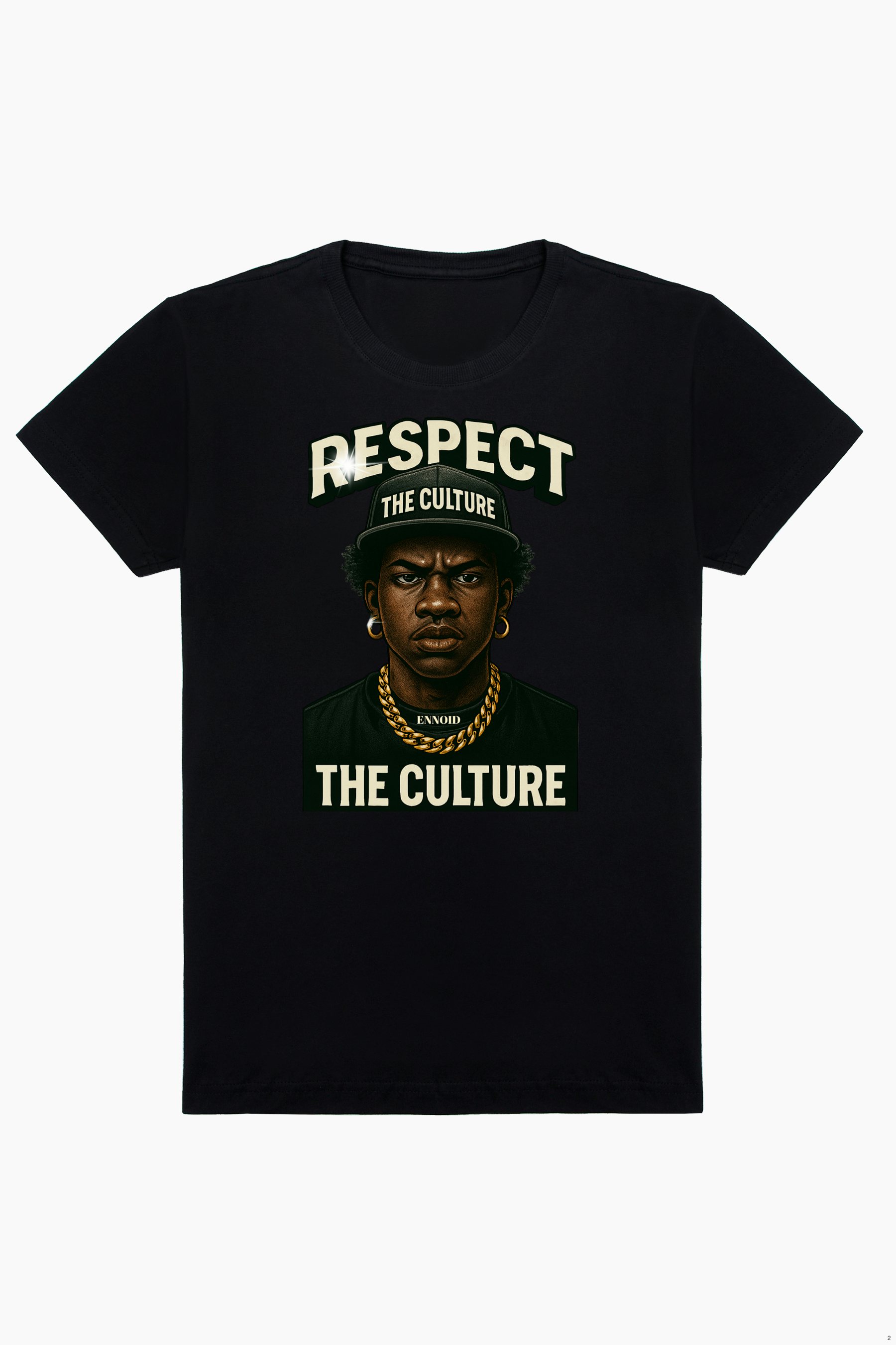 Camiseta “Respect The Culture” ENNOID GRÁFITT - ENNOID GRÁFITT oficial