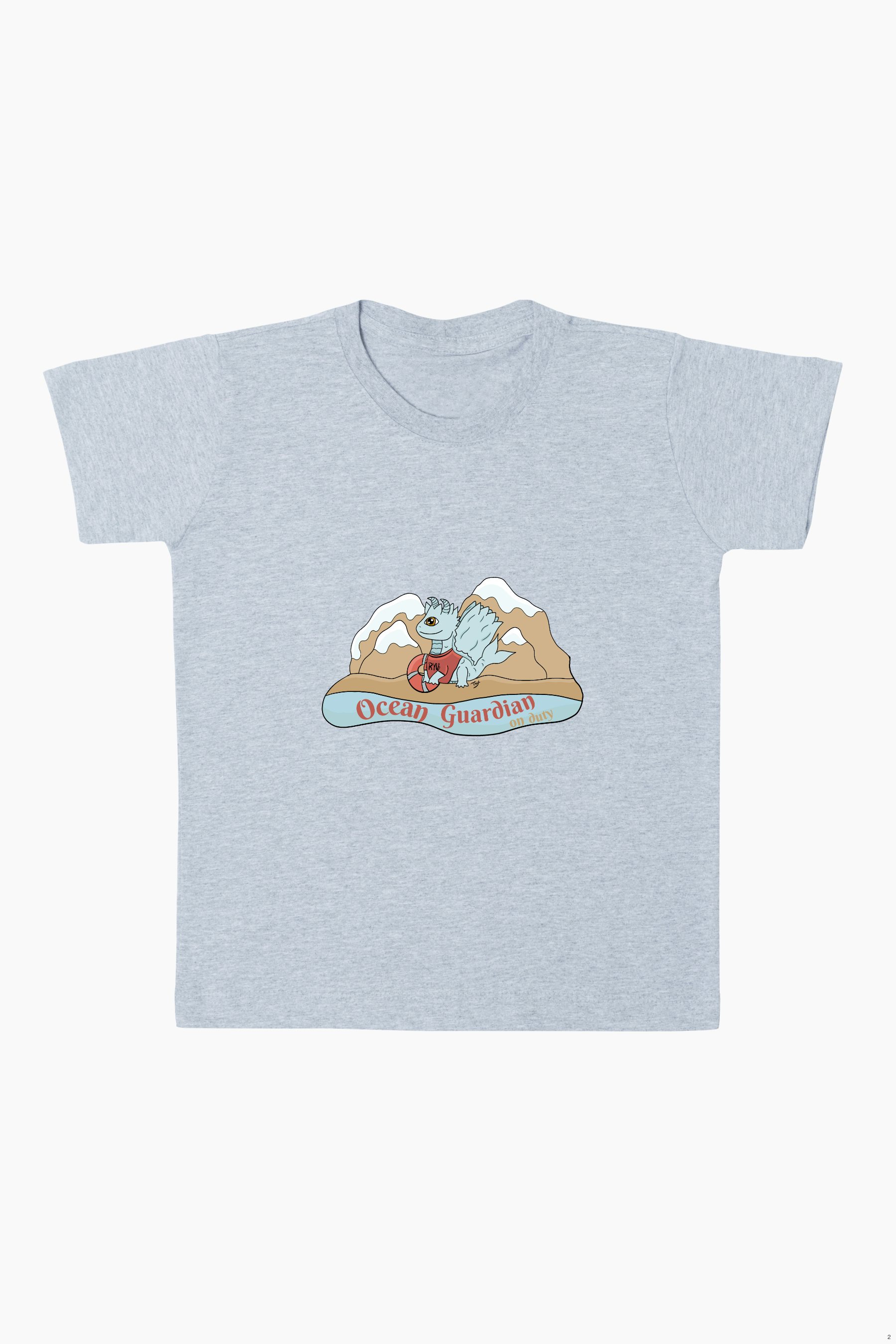 Camiseta Infantil "Ocean Guardian On Duty" - Trix Arts