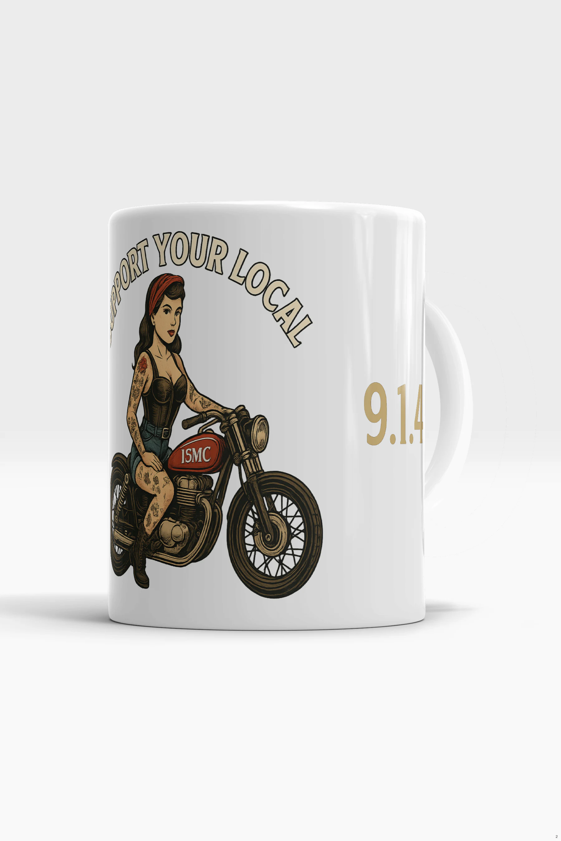 Caneca ISMC Pinup - Irmandade de Sangue MC
