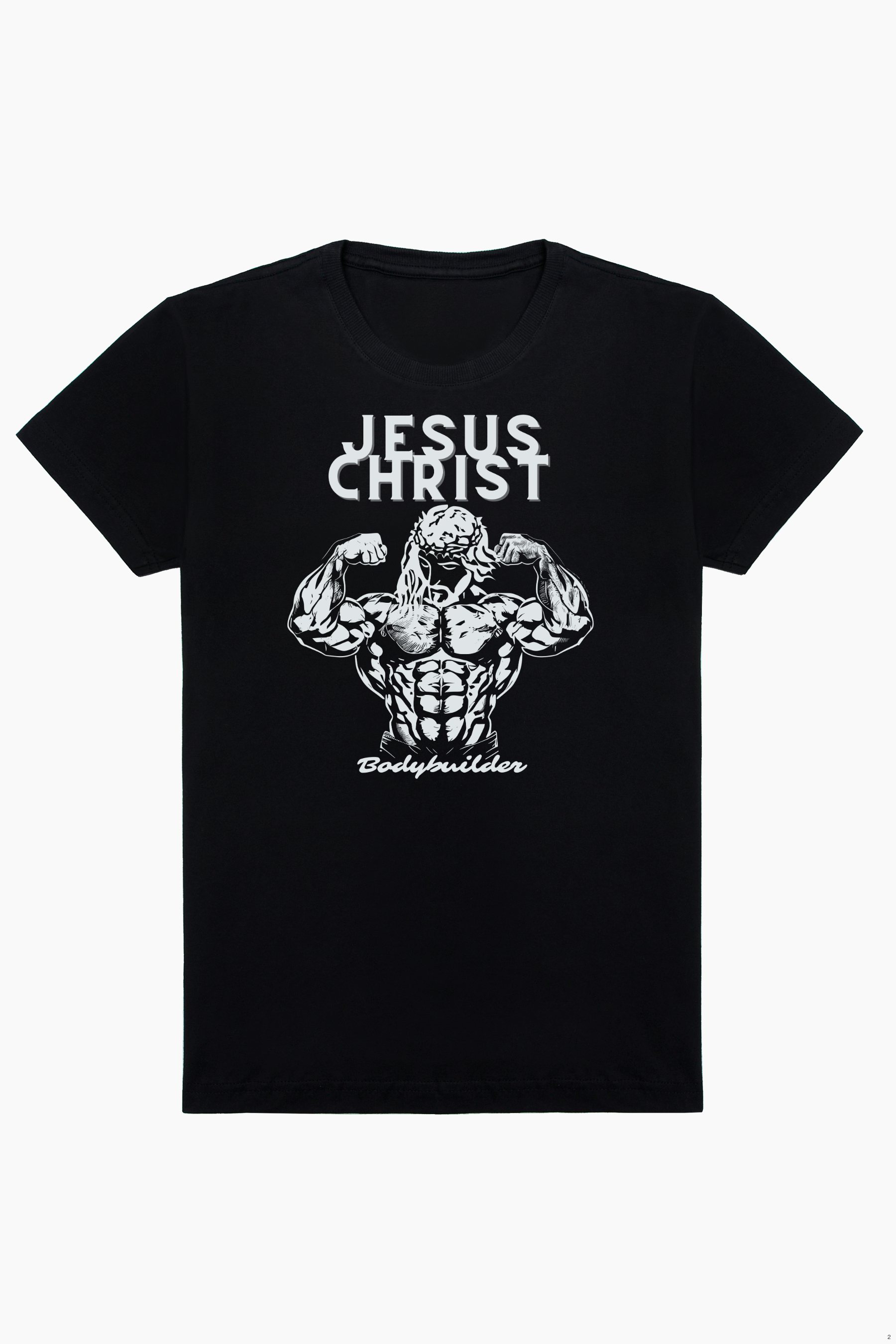 Camiseta Jesus Christ Bodybuilder - Condado do Barbudo